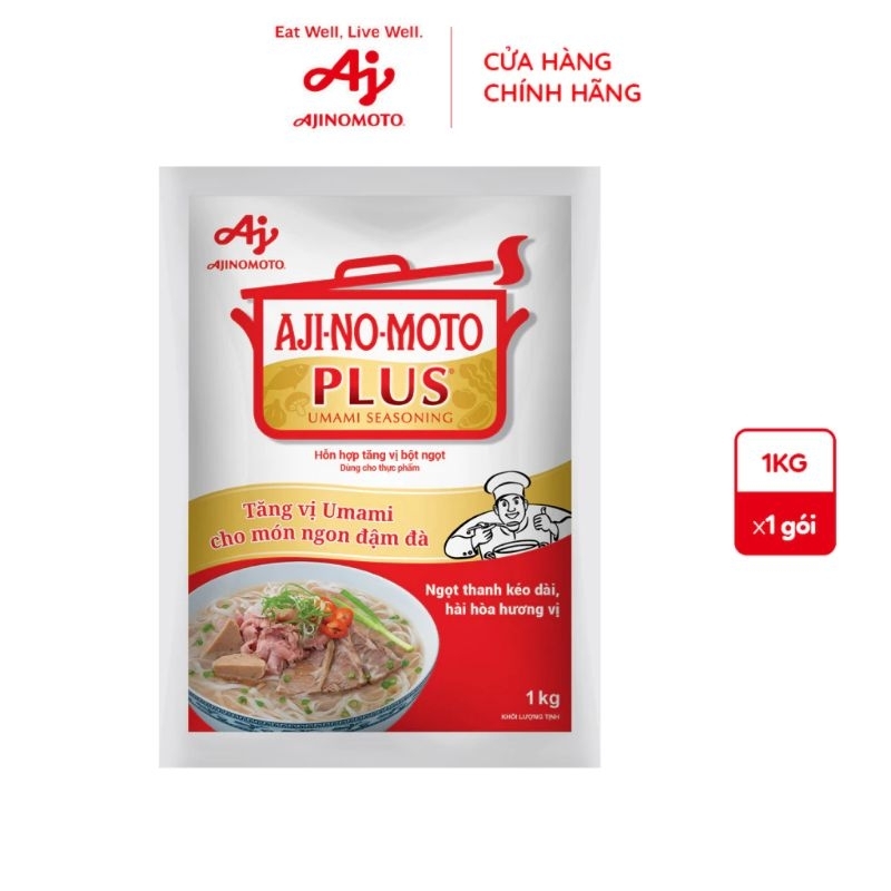 MÌ CHÍNH AJI-NO-MOTO Plus 1000g(1kg) | Shopee Việt Nam