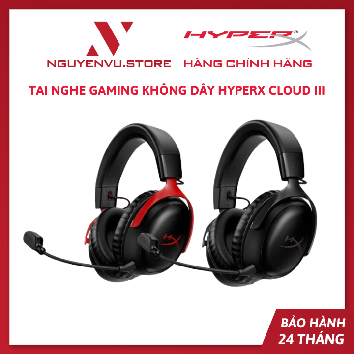 Tai Nghe Gaming Không Dây HyperX Cloud III Wireless - Hàng Chính Hãng ...