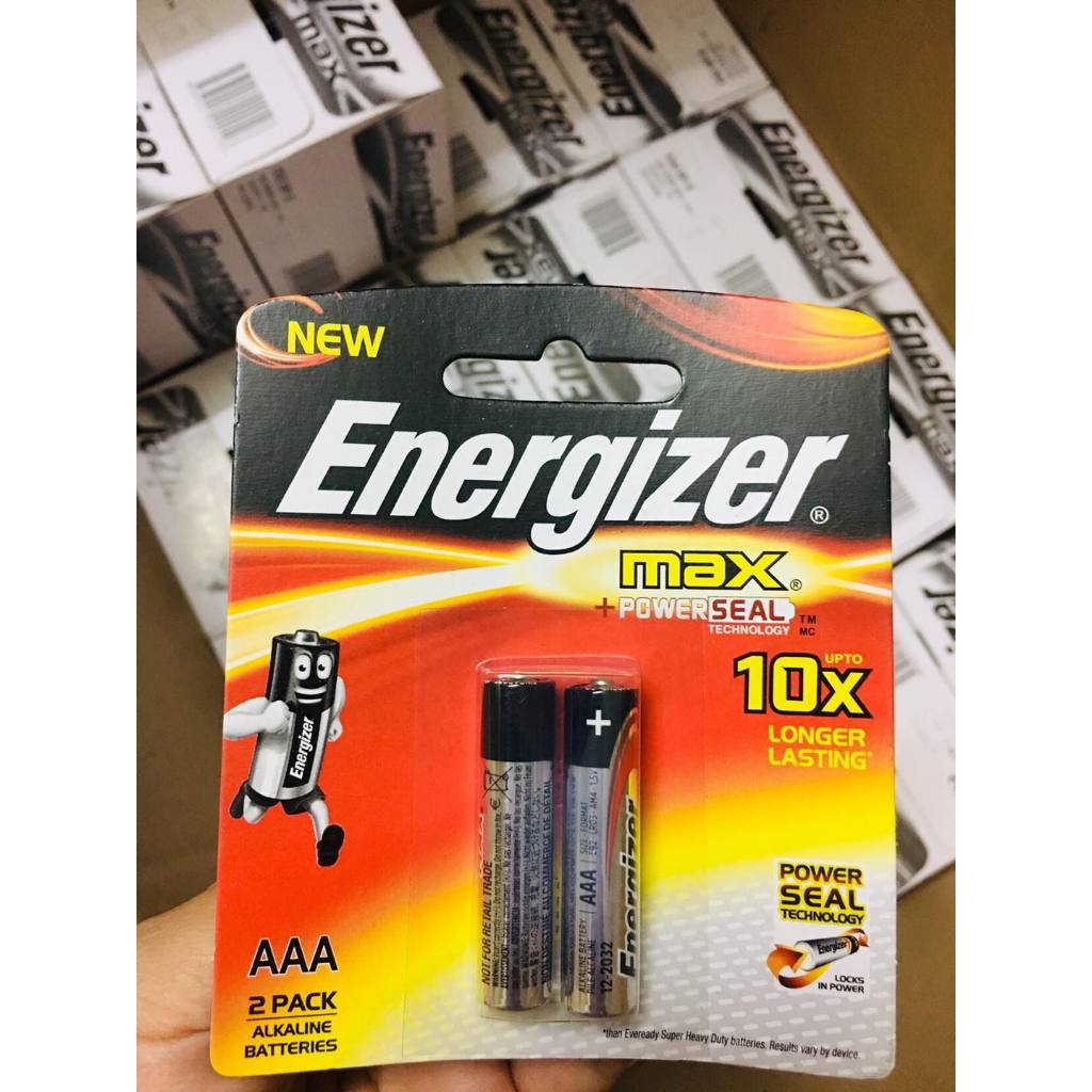 Pin AAA Energizer vỉ 2 viên chính hãng | Shopee Việt Nam