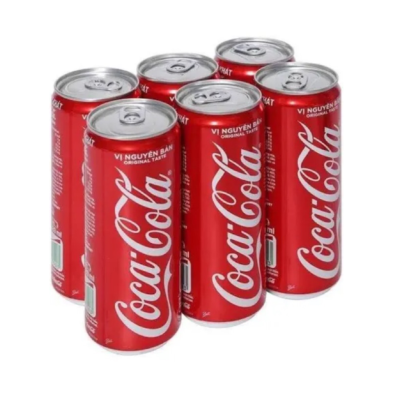 Lốc Coca-Cola lon 6lon x 320ml. | Shopee Việt Nam
