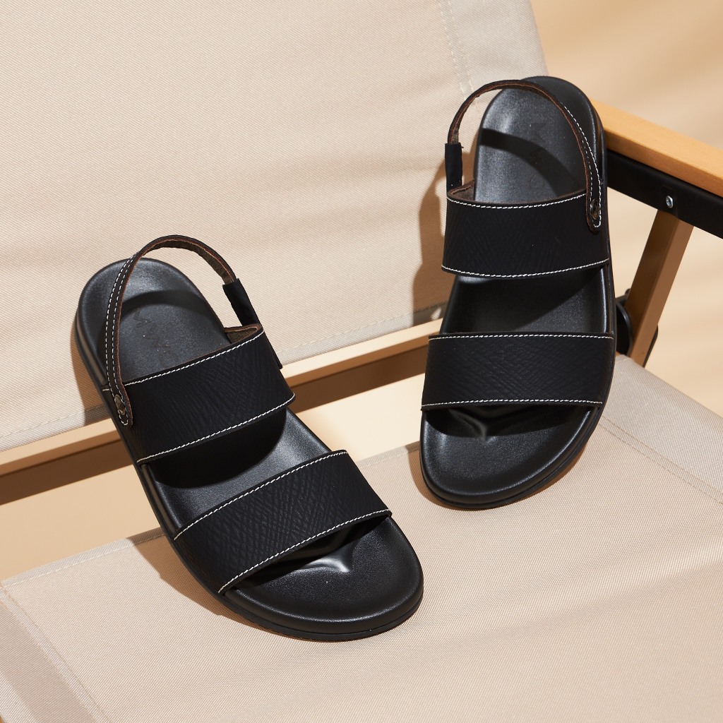 Giày Sandal Nam MWC 7078 - Sandal Nam Hai Quai Ngang Basic Tiện Lợi ...