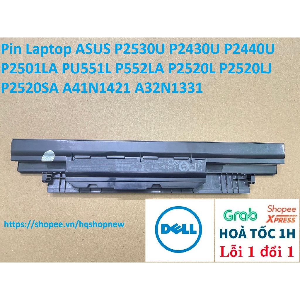 ⚡️ Pin Laptop ASUS P2530U P2430U P2440U P2501LA PU551L P552LA P2520L P2520LJ P2520SA A41N1421 ...