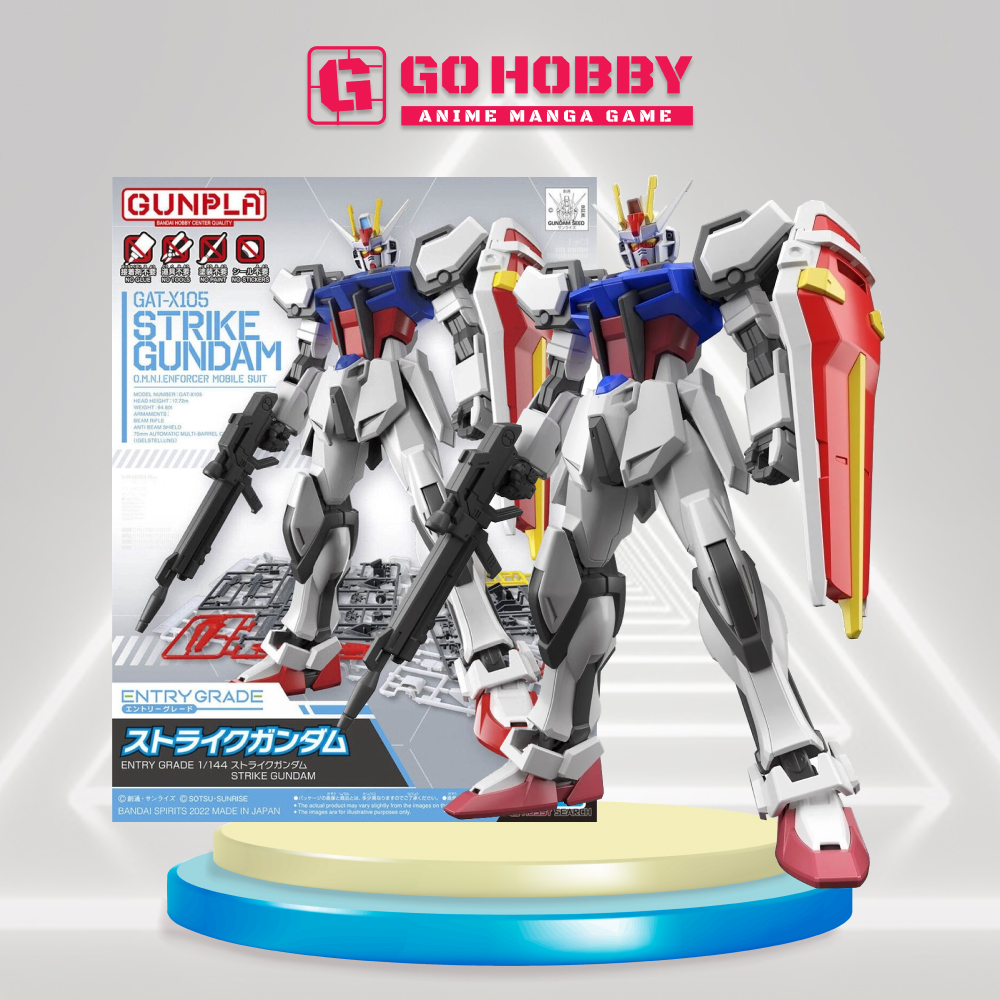 GUNPLA | Entry Grade 1/144 Strike Gundam | Đồ chơi mô hình lắp ráp ...