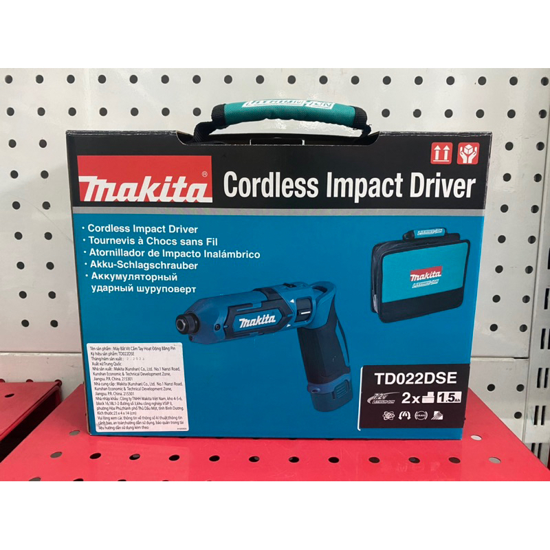 (CHÍNH HÃNG) TD022DSE MÁY VẶN VÍT DÙNG PIN(7.2V) | Shopee Việt Nam