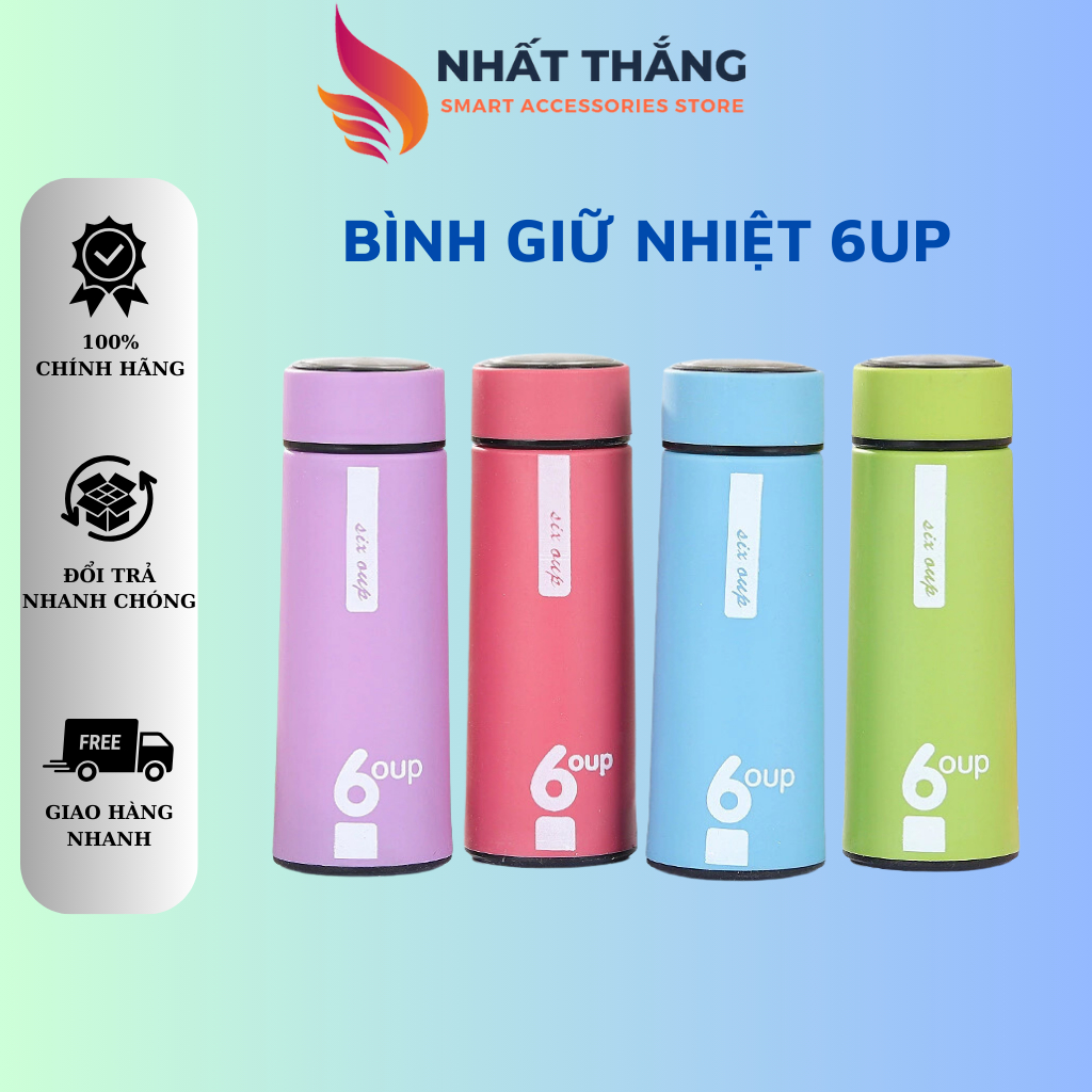 Bình Giữ Nhiệt 6up, bình dữ nhiệt - mẫu mới | Shopee Việt Nam