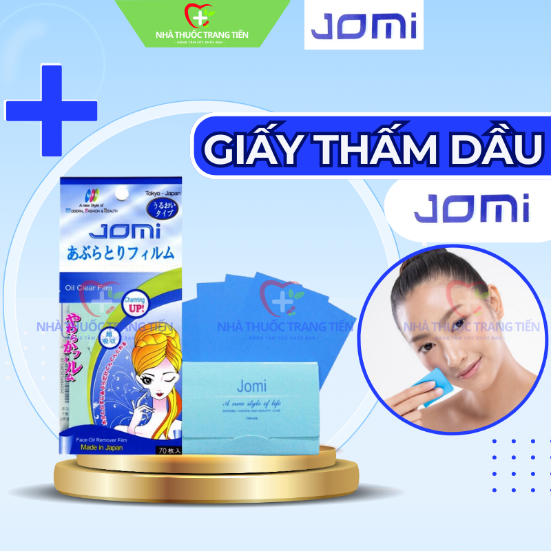 Giấy thấm dầu Jomi Nhật Bản 70 tờ Oil Clear Film | Shopee Việt Nam
