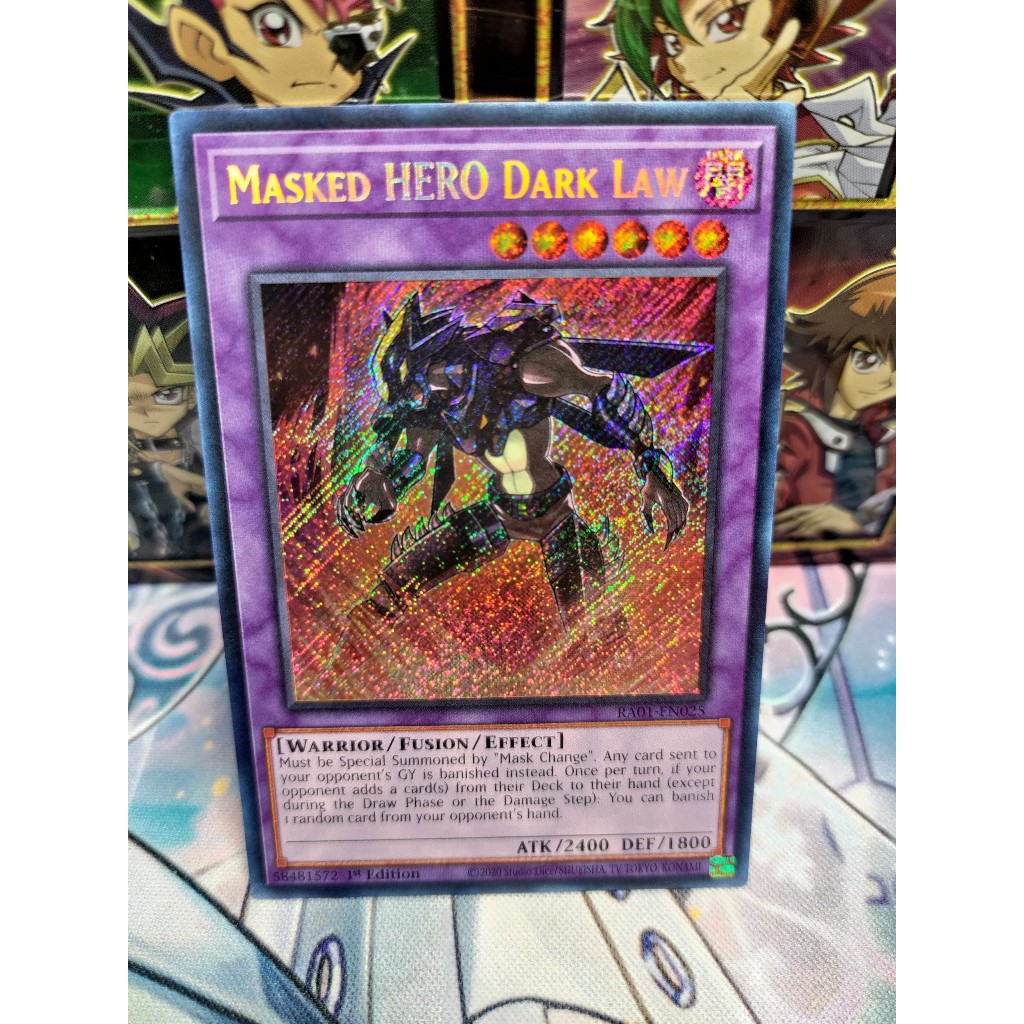 [KW2 Yugioh] [EN] Thẻ bài Masked HERO Dark Law - RA01-EN025 | Shopee Việt Nam