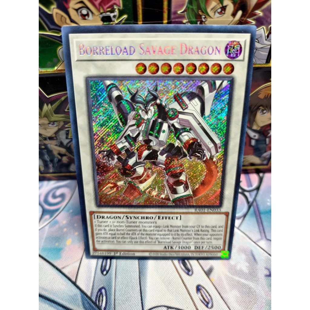 [KW2 Yugioh] [EN] Thẻ bài Borreload Savage Dragon - RA01-EN033 | Shopee Việt Nam