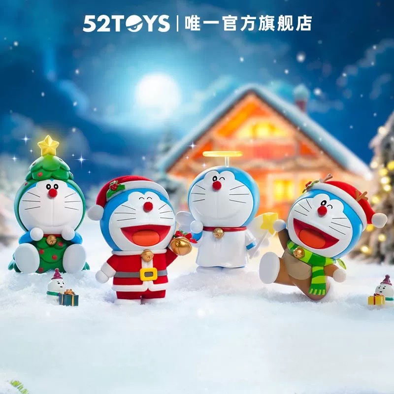 52Toys: Doraemon A Magical Christmas (Blind box full set 4 hộp ...