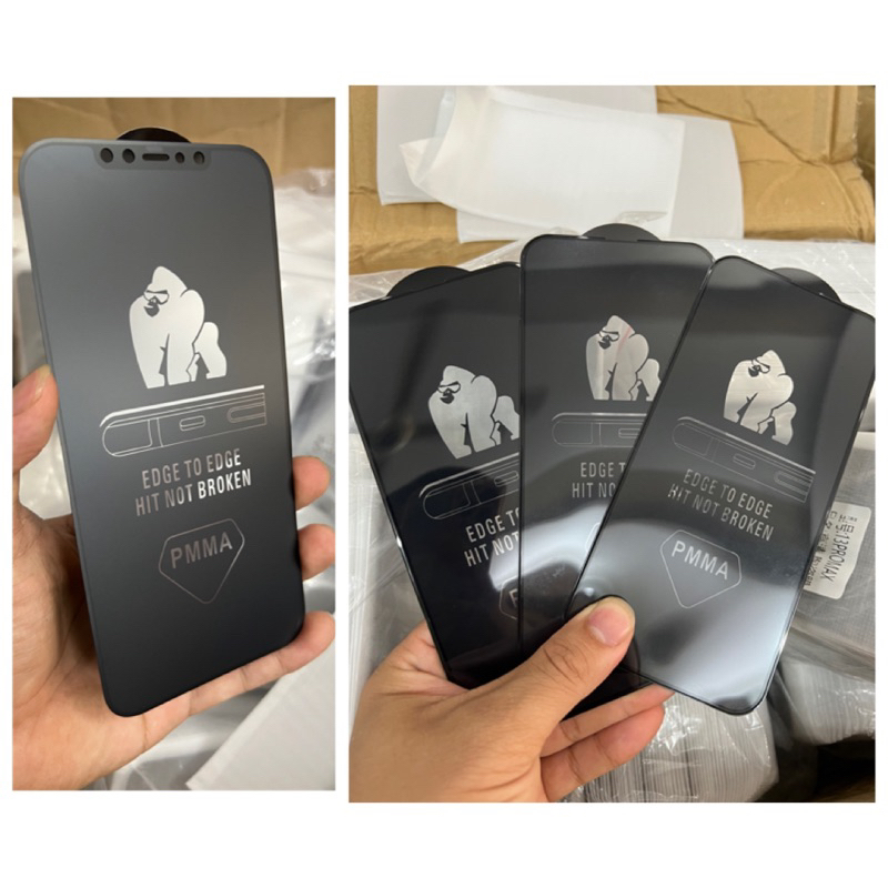 [ Đã có iP 15 ] Kính cường lực dẻo Nhám + Trong cho iP 7plus đến 15 pro ...