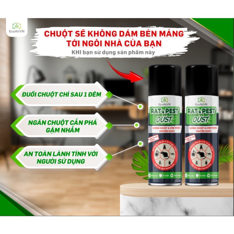 Rat & Pest Oust Đuổi chuột& côn trùng chuyên dụng 200m | Shopee Việt Nam