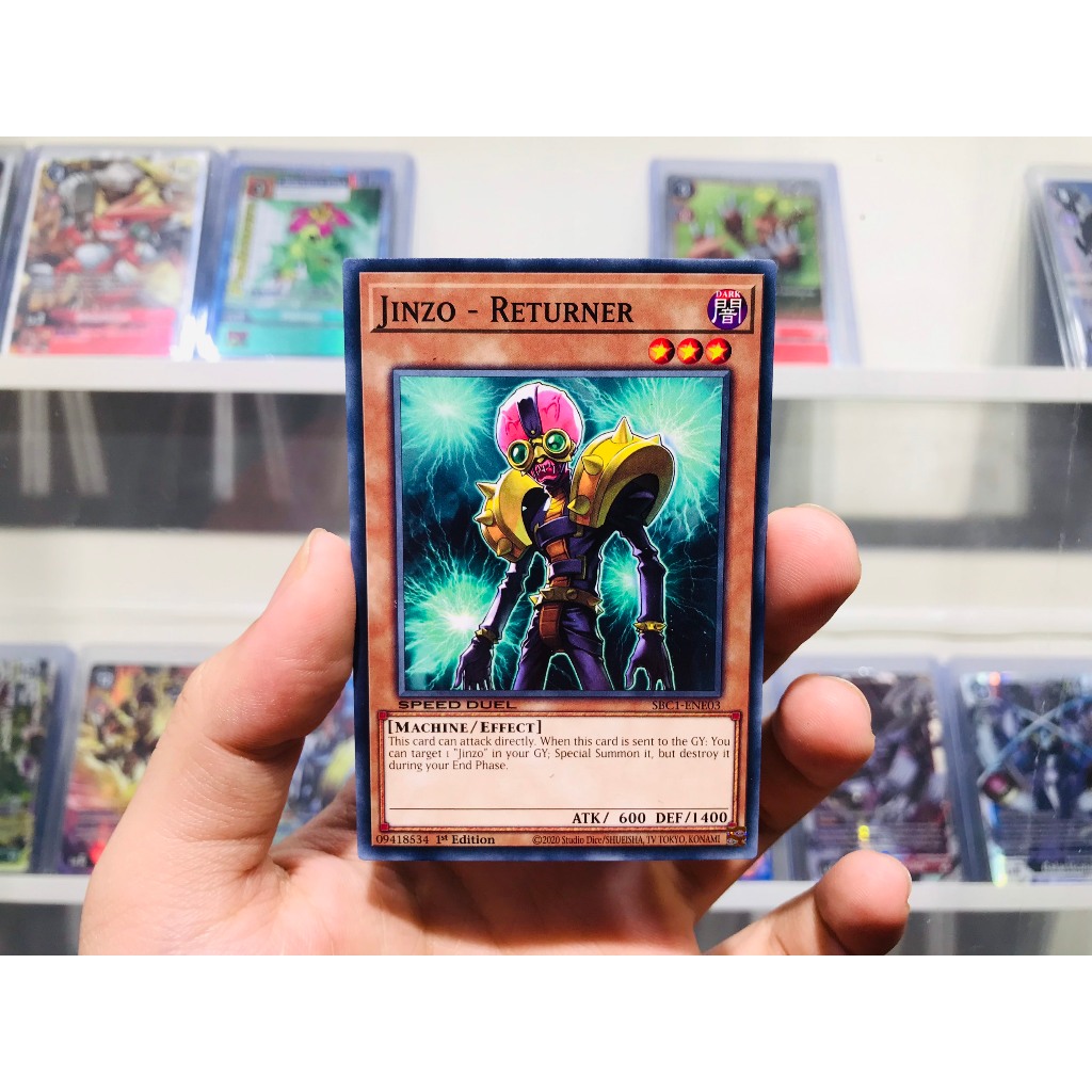 Thẻ bài Yugioh Mã SBC1-ENE03 - Jinzo - Returner - Common - 1st Edition | Shopee Việt Nam