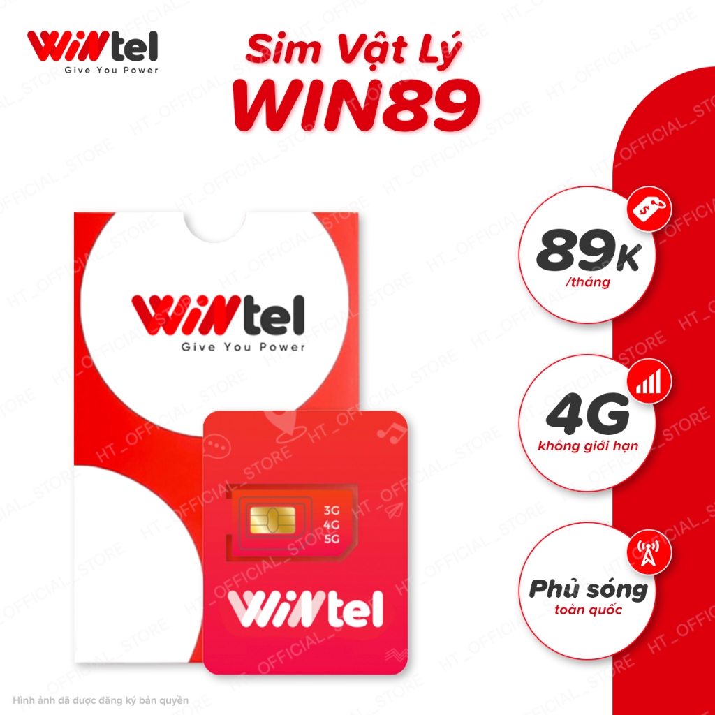 SIM 4G Wintel Win89 - SIM Data Tốc Độ Cao Không Giới Hạn | Shopee Việt Nam