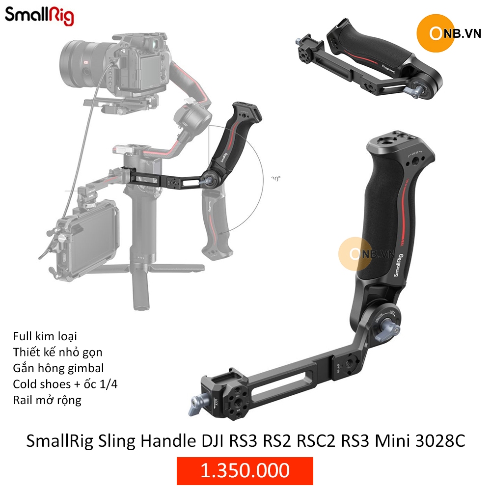 SmallRig Sling Handle DJI RS3 RS2 RSC2 RS3 Mini 3028C | Shopee Việt Nam