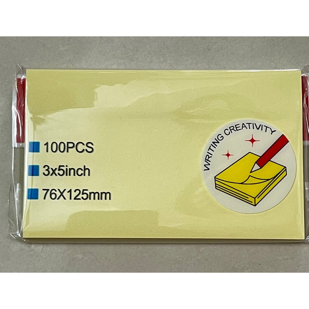 Giấy ghi chú, giấy note, giấy ghi nhớ vàng kích thước 3x2, 3x3, 3x4 ...
