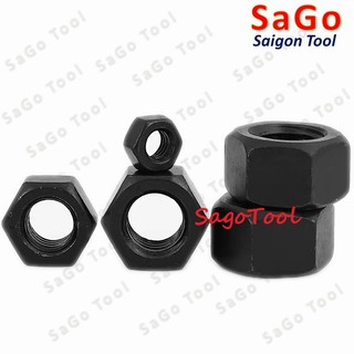 Đai ốc thép đen, Tán Ecu thép đen dùng Cho Bulong M6, M8, M10, M12, M14 ...