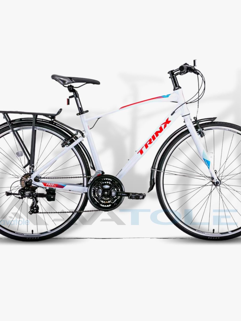 Xe đạp touring 2024 TrinX Free 1.4, Khung sườn hợp kim nhôm 6061, Bộ ...
