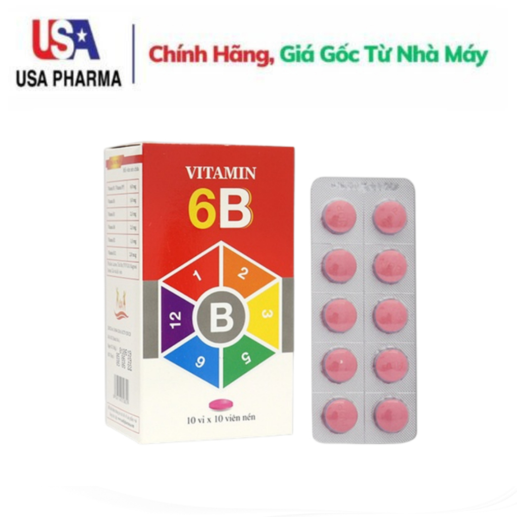 Vitamin 6B Bổ sung vitamin nhóm B, giúp bồi bổ sức khỏe, tăng cường sức ...