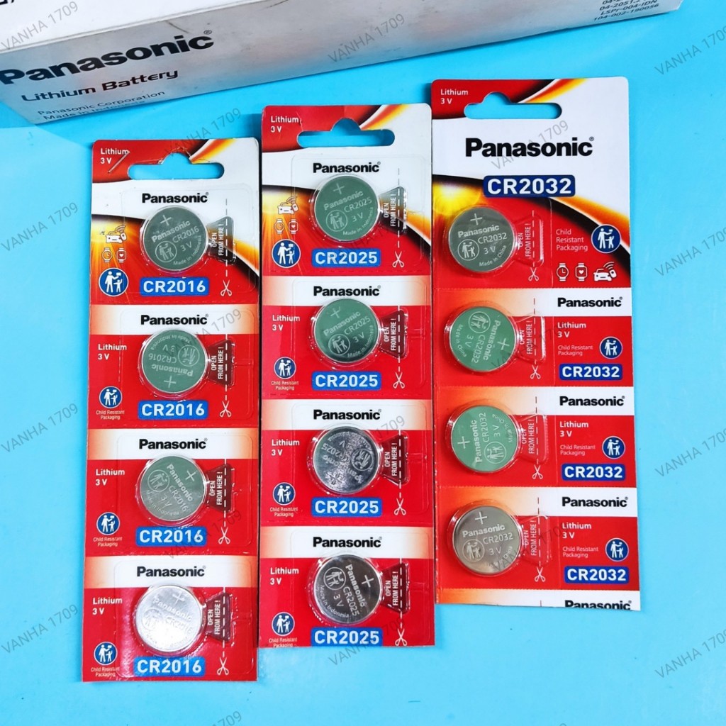 PANASONIC CR2016, 2025 & 2032 Pin Cúc Áo. Pin Lithium 3V. | Shopee Việt Nam