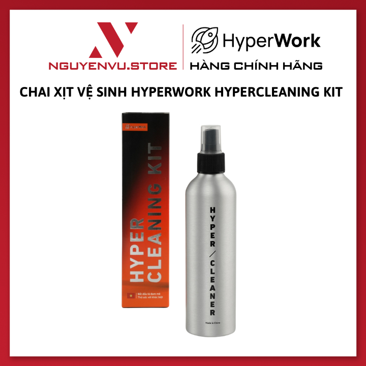 Chai xịt vệ sinh màn hình HyperWork HyperCleaning Kit ( Hyper Cleaning ...