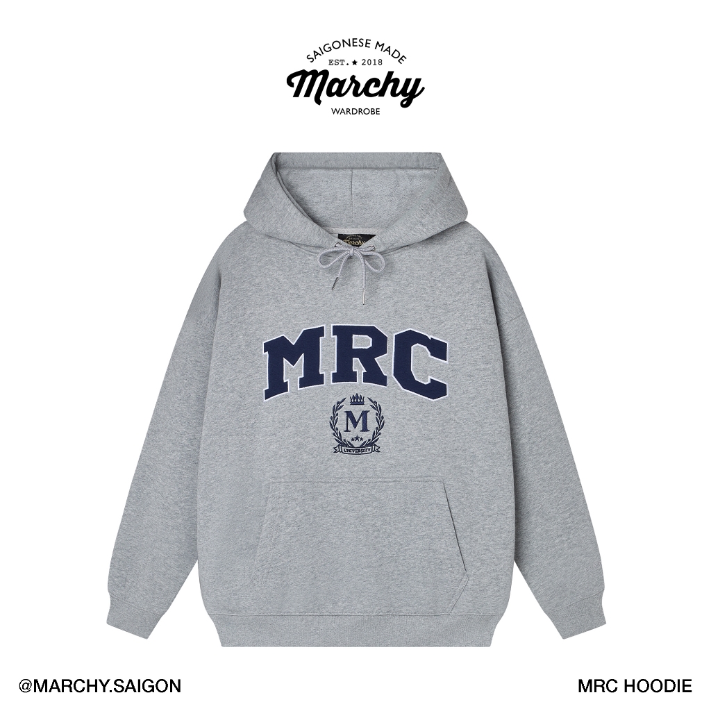 MARCHY - MRC Hoodie - Áo hoodie thêu | Shopee Việt Nam