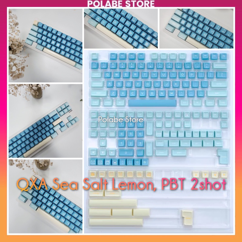 Keycap SA Sea Salt Lemon QXA Profile bàn phím cơ keycap SA Rome Banana ...