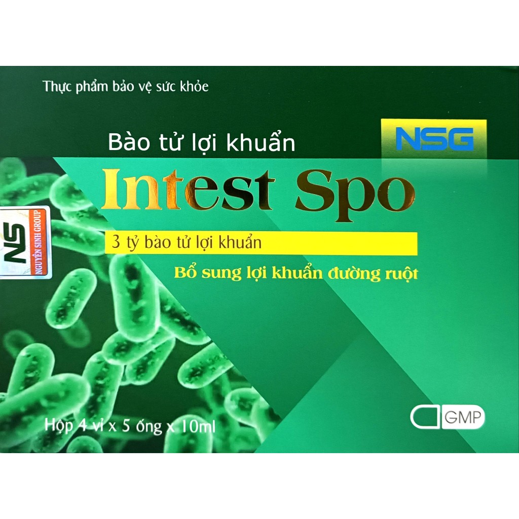 Bào tử lợi khuẩn Intest Spo NSG | Shopee Việt Nam
