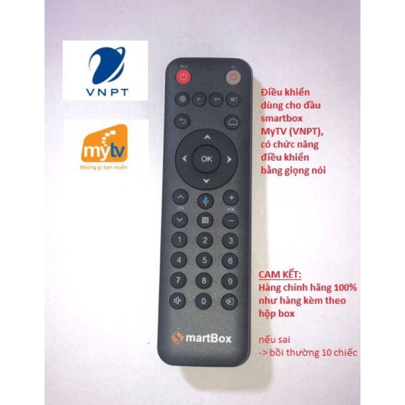 Điều khiển remote smartbox MyTV VNPT giọng nói voice | Shopee Việt Nam