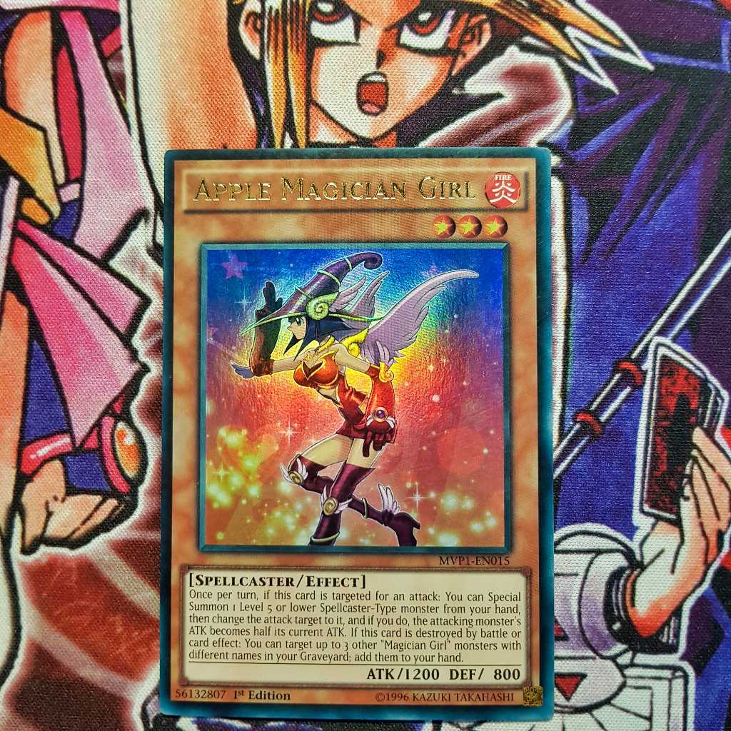 Thẻ bài Yugioh chính hãng | Apple Magician Girl | MVP1 Ultra rare. | Shopee Việt Nam