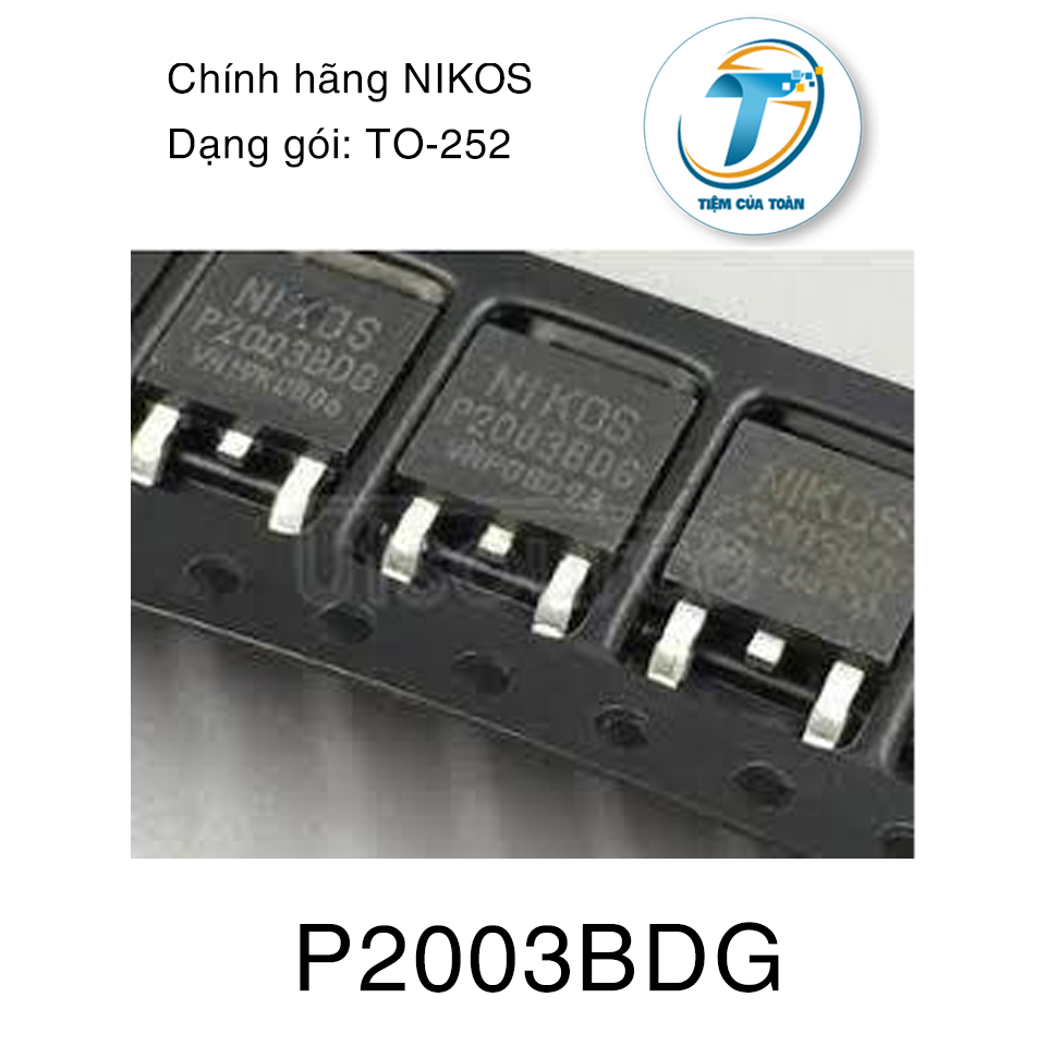 Mosfet p2003bdg N-chanel 25V 28A TO-252 chính hãng NIKOS cho mainboard ...