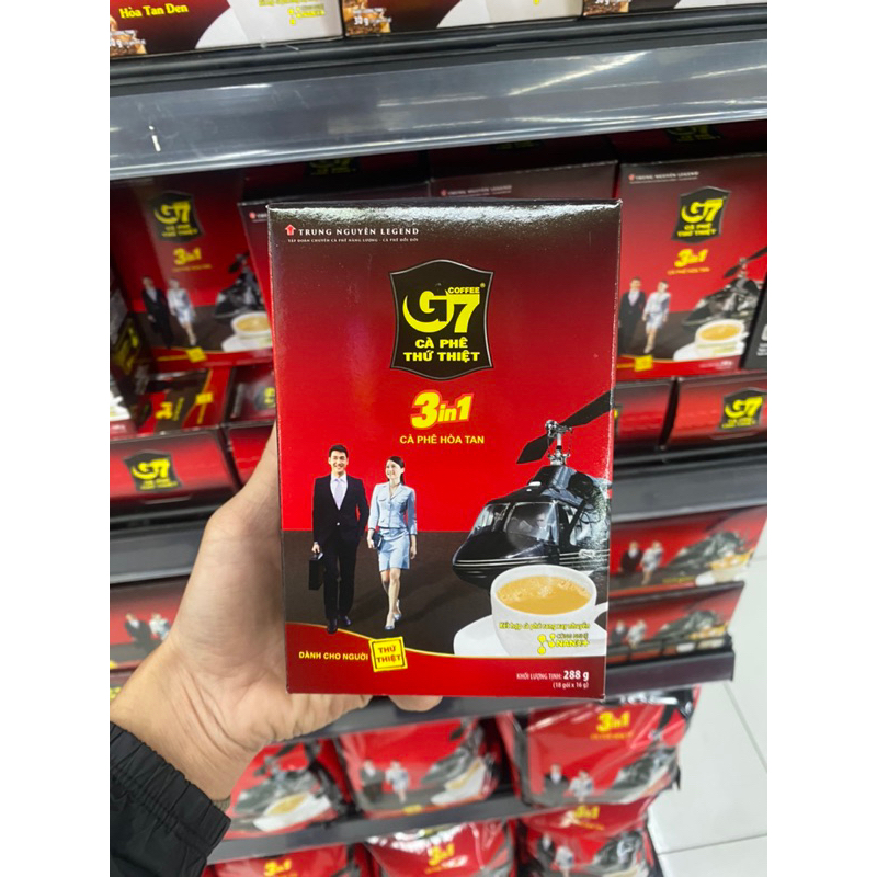 Cà phê hoà tan trung nguyên G7 3in1 hộp 288g ( 18g x 16g) | Shopee Việt Nam