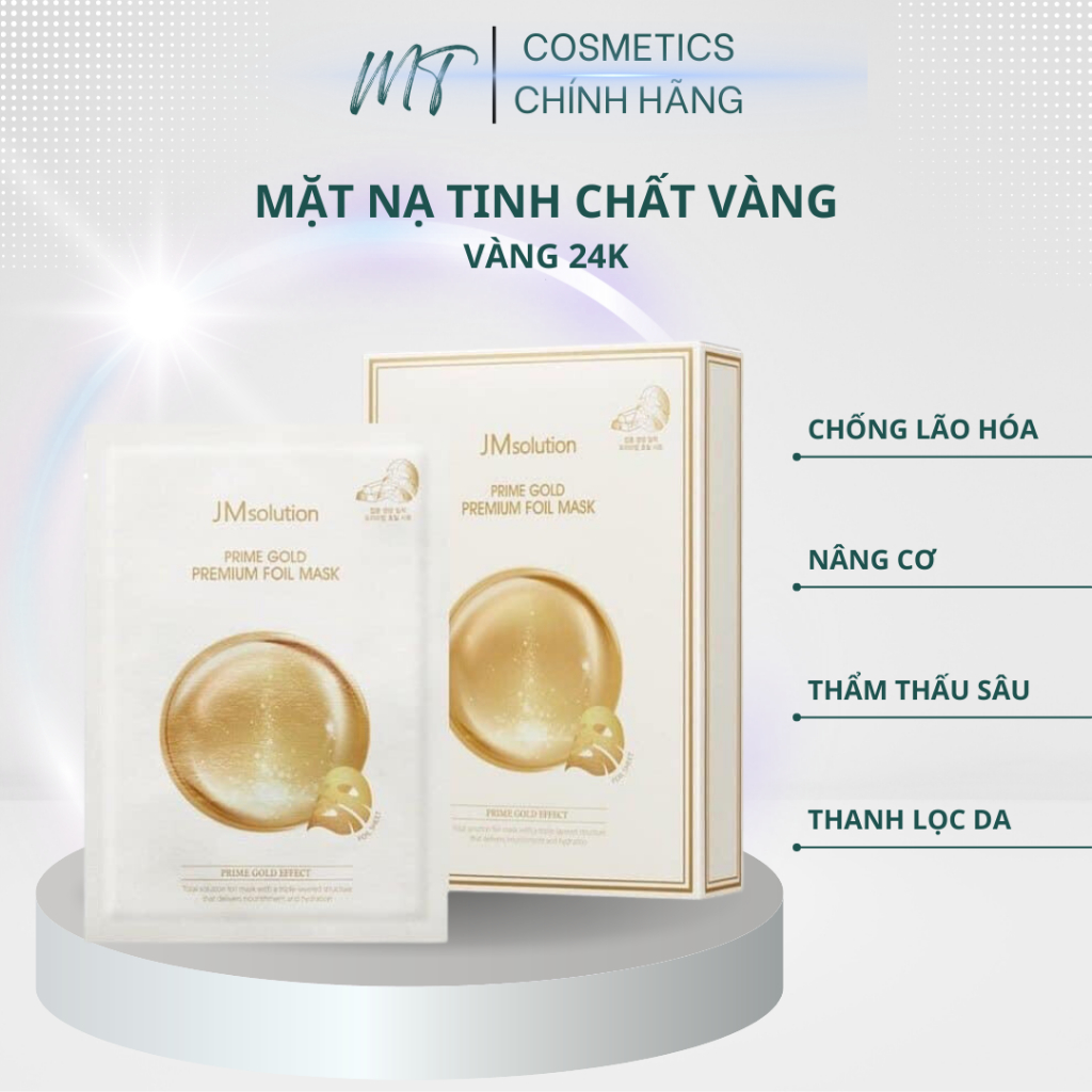 Mặt nạ JMsolution tinh chất vàng 24K, mặt nạ săn chắc da JMsolution ...