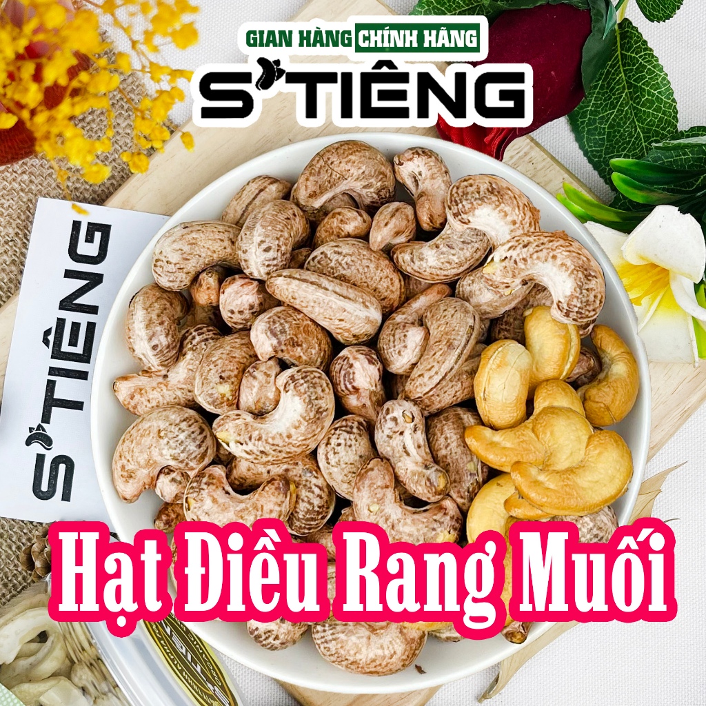 Hạt Điều Rang Muối STIENG Loại 1 Giòn Ngon | Shopee Việt Nam