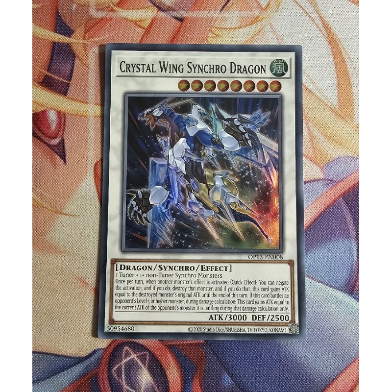 Thẻ bài Yugioh : Crystal Wing Synchro Dragon (TCG) | Shopee Việt Nam