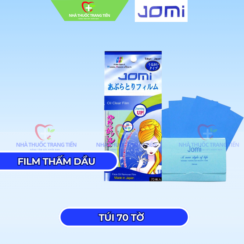 Giấy thấm dầu Jomi Nhật Bản 70 tờ Oil Clear Film | Shopee Việt Nam
