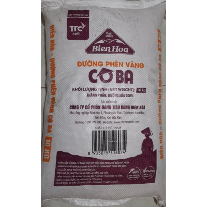 Đường phèn vàng cô ba Bao 10 Kg | Shopee Việt Nam