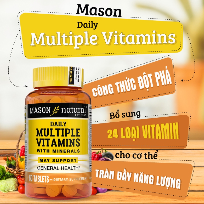 MASON DAILY MULTIPLE VITAMINS | Shopee Việt Nam
