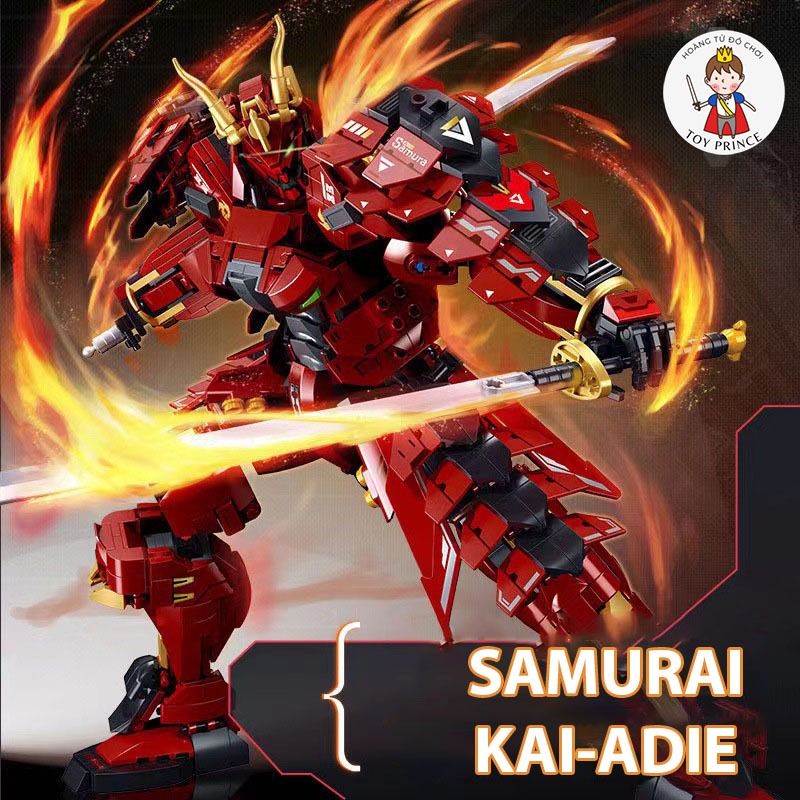 Đồ Chơi Lắp Ráp Robot Samurai Kai-Adie Superheroes Mecha Armor Warrior ...
