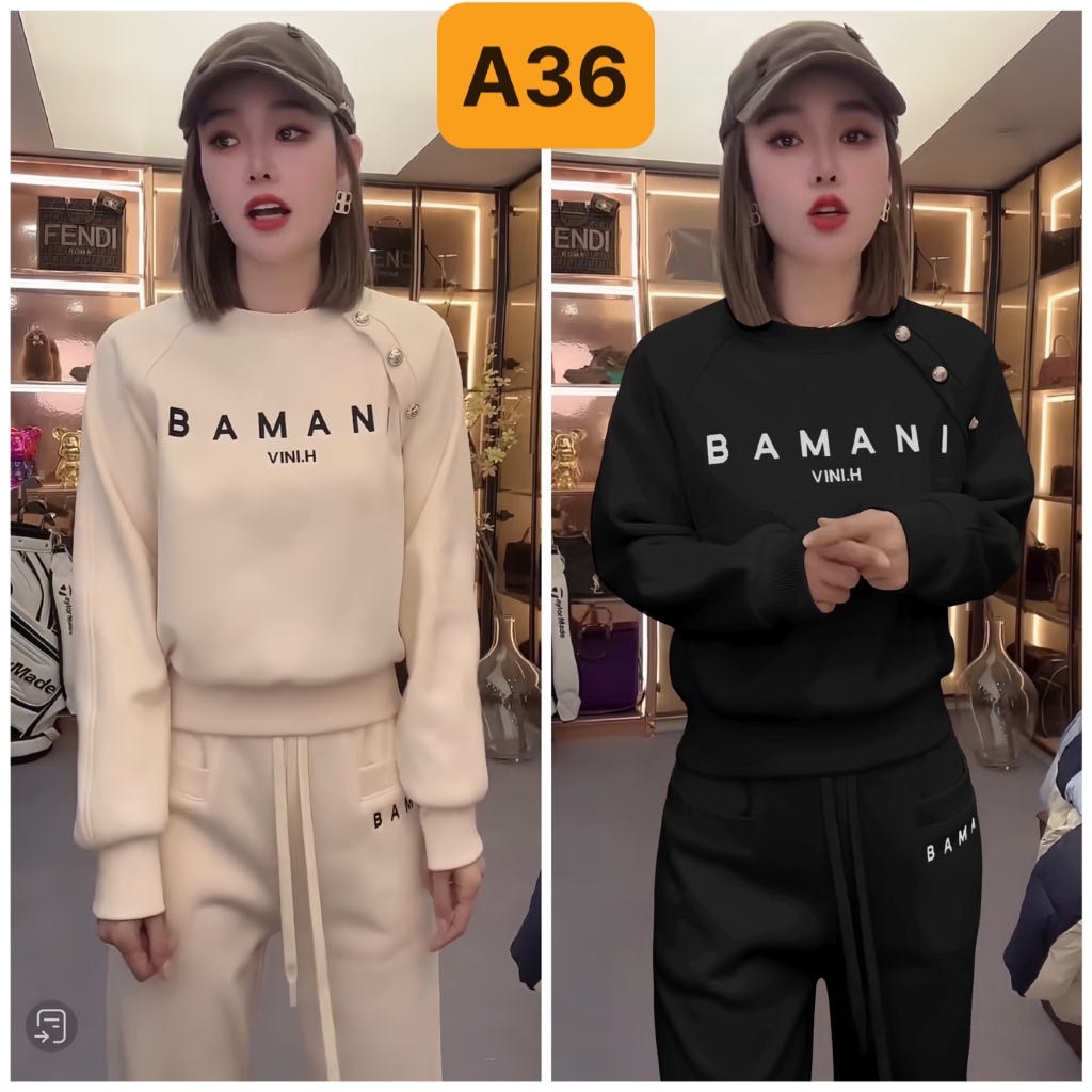A36 Set Bộ Nỉ Bamani | Shopee Việt Nam