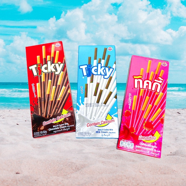 BÁNH QUE TICKY THÁI LAN HỘP 18G | Shopee Việt Nam