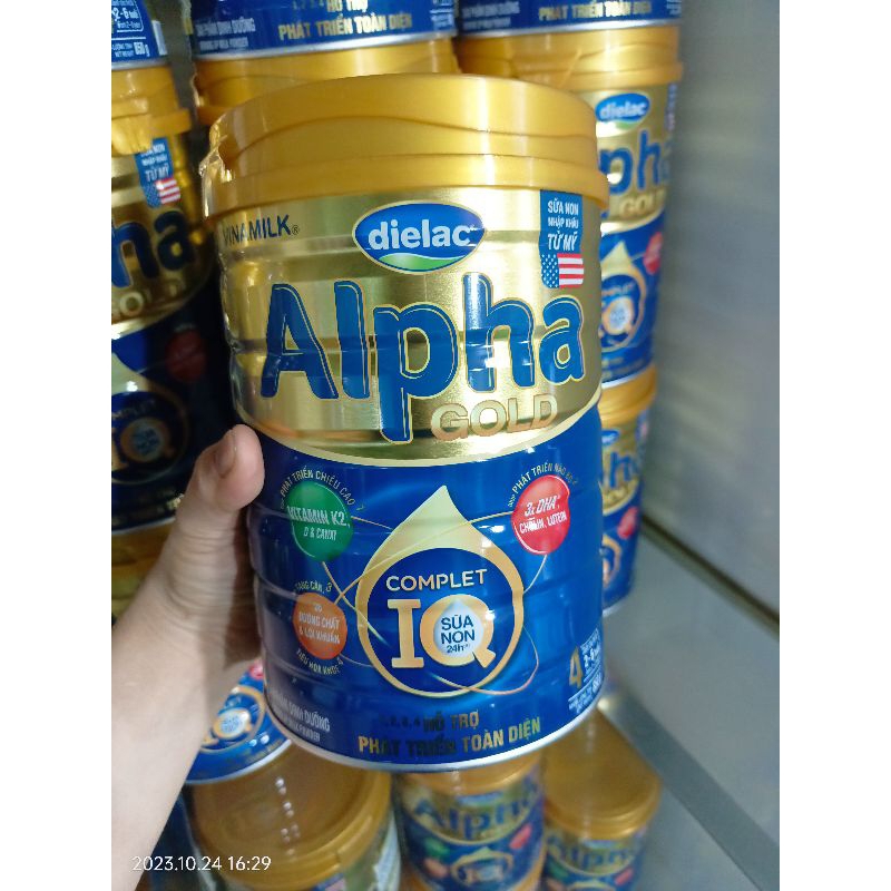 SỮA BỘT DIELAC ANPHA GOLD SỐ 4 LON 850gr ( DATE MỚI ) | Shopee Việt Nam