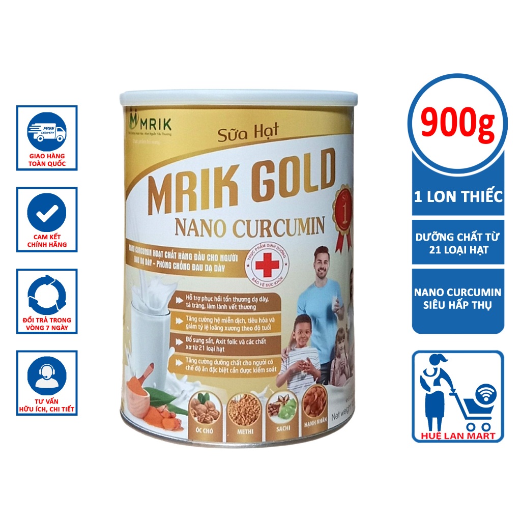 Sữa hạt Mrik Gold Nano Curcumin - Hộp 900g | Shopee Việt Nam