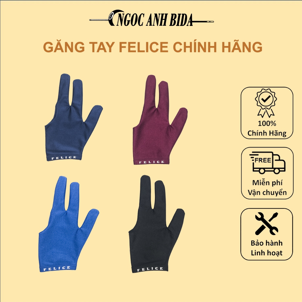 Găng Tay Kín Ngón FELICE Chang Jung Lin Chính Hãng, Freesize, Dùng Được ...