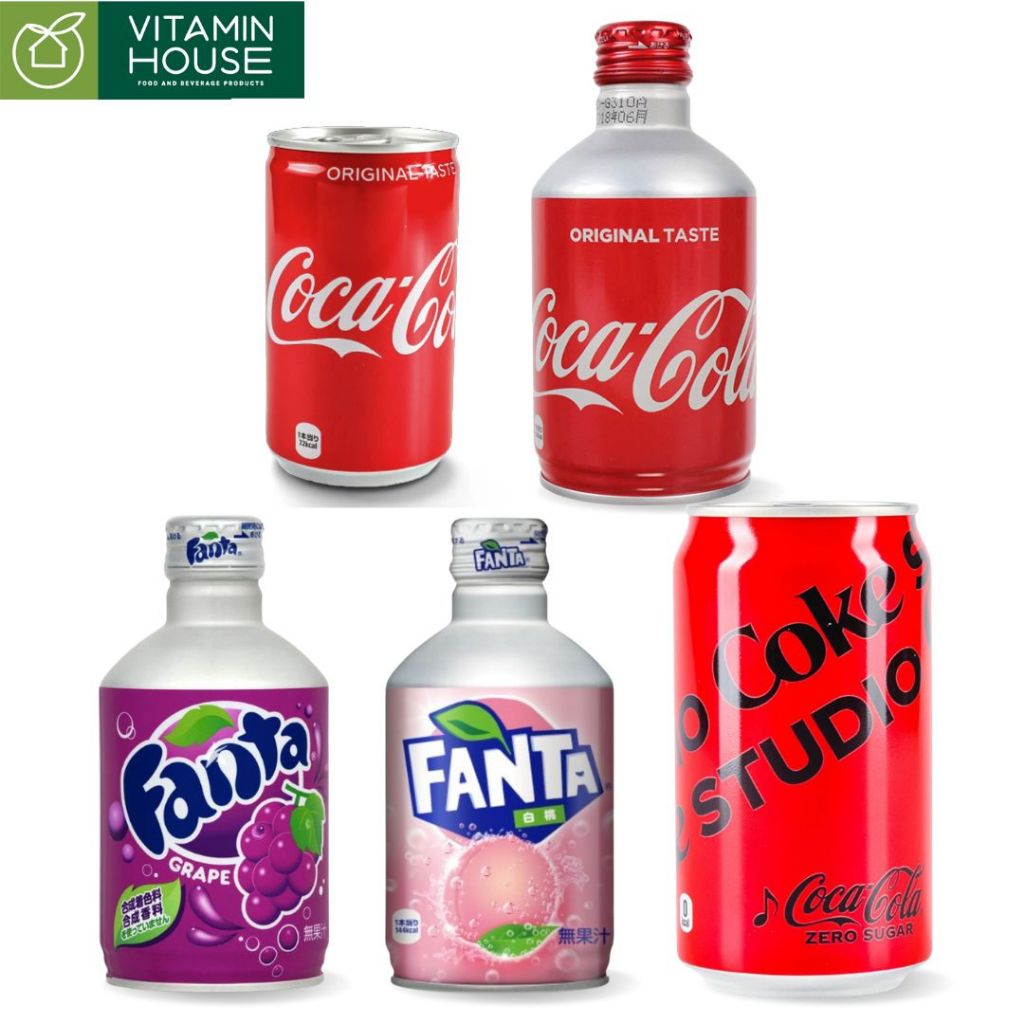 Coca-Cola/ Fanta Nhật Chai nhôm nhiều phiên bản | Shopee Việt Nam