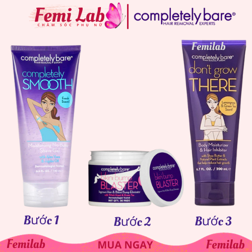 Kem dưỡng ẩm cơ thể & ức chế mọc lông Completely Bare 200ml - FemiLab ...