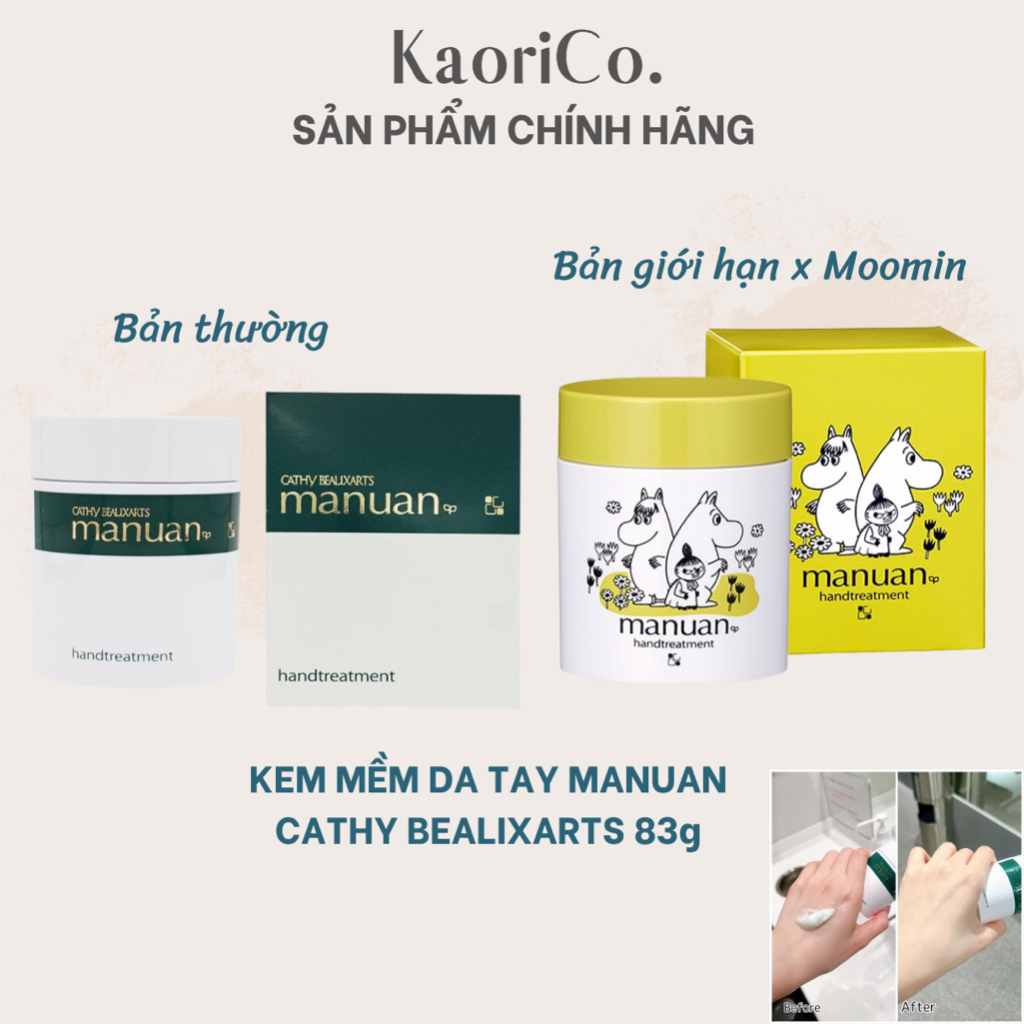 [Bill Nhật, có bản Limited] Kem dưỡng da tay mịn màng Manuan Cathy 83g | Shopee Việt Nam