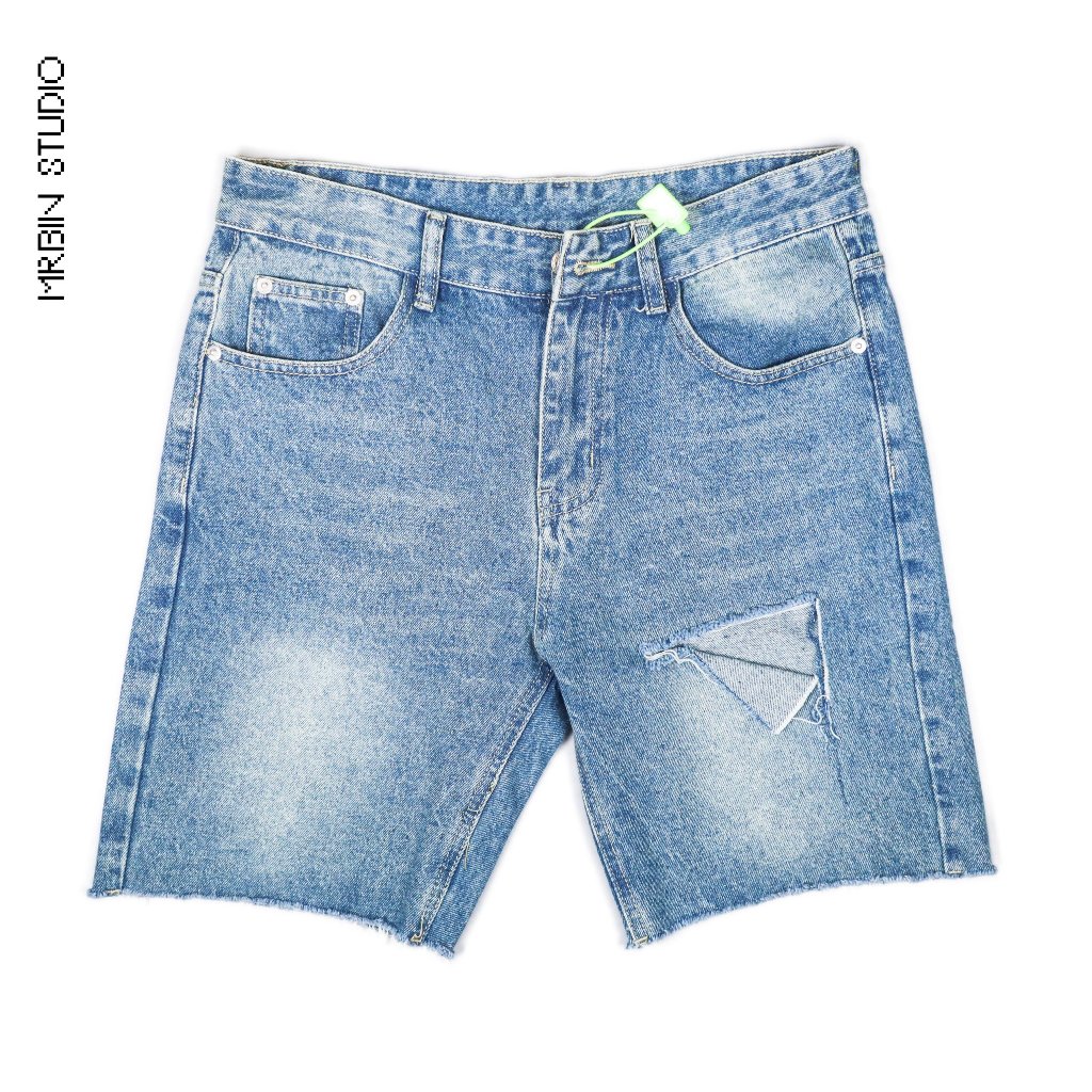 Quần Short Nam Jeans Rách Ống [MrBin Studio] | Shopee Việt Nam