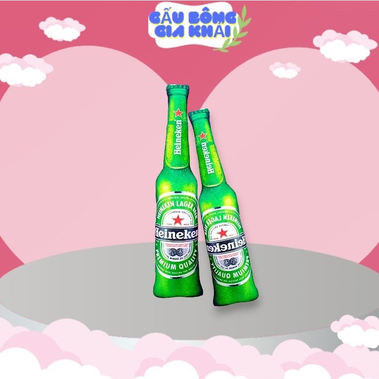 Gấu Bông Chai Bia Ken 3D Nhỏ Nhắn Chỉ Có 50cm Chất Vải Mát Lạnh ...