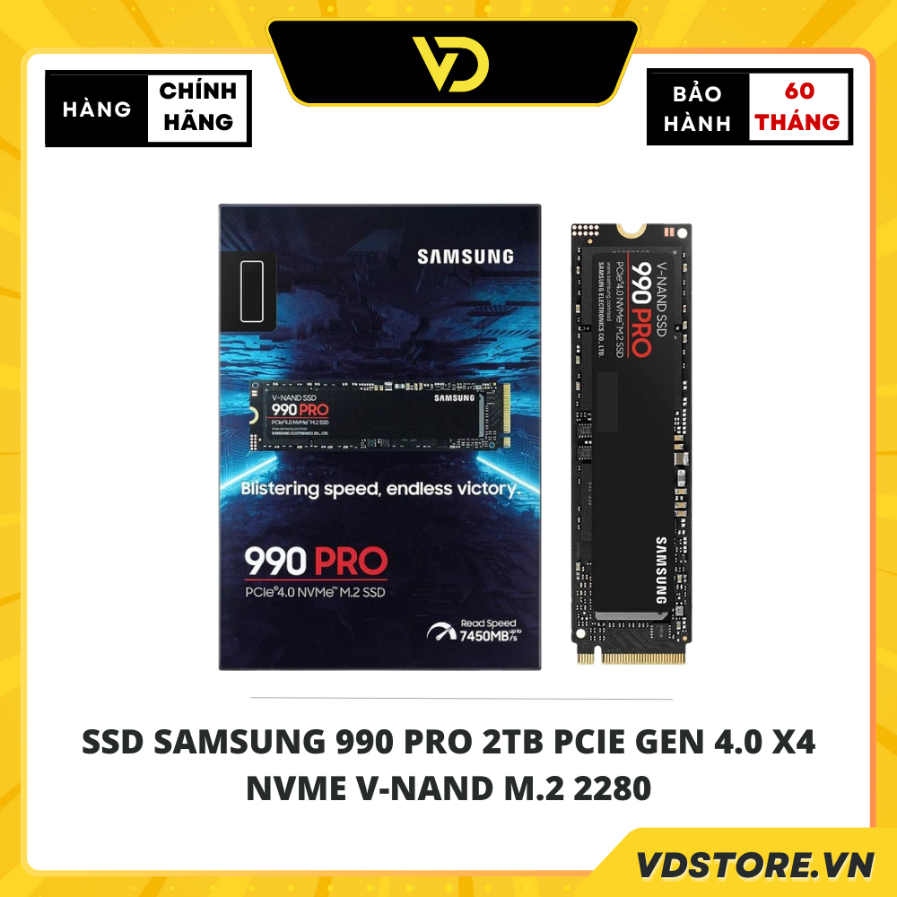 Ổ Cứng Ssd Samsung 990 Pro 1tb 2tb 4tb M 2 Nvme 2280 Pcie 4 0 X4