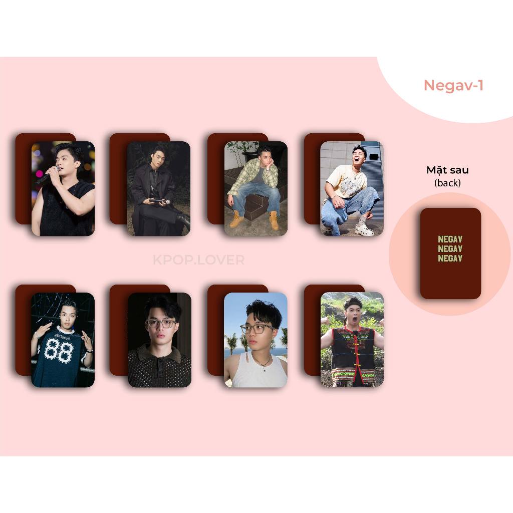 SET 8 CARD BO GÓC NEGAV | Shopee Việt Nam
